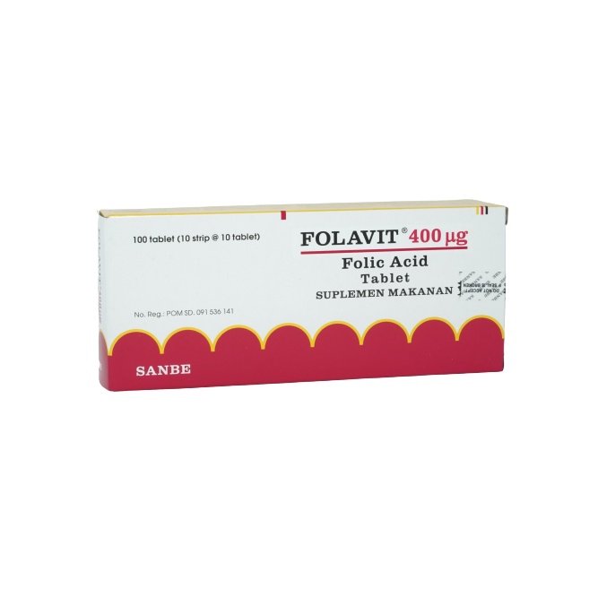 Jual FOLAVIT 400MG 1 STRIPS ISI 10 TABLET | Shopee Indonesia