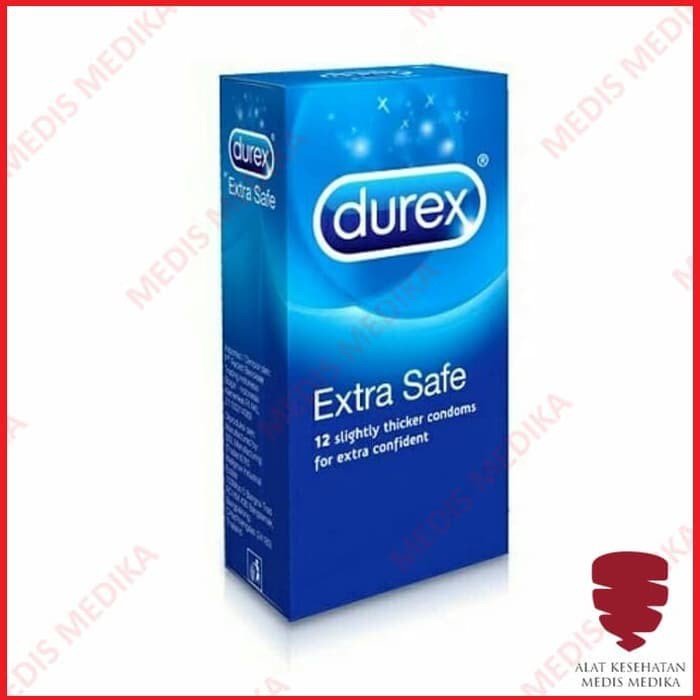 Jual Durex Extra Safe Isi 12 Kondom Alat Kontrasepsi Pria Wanita Sehat KB | Shopee Indonesia