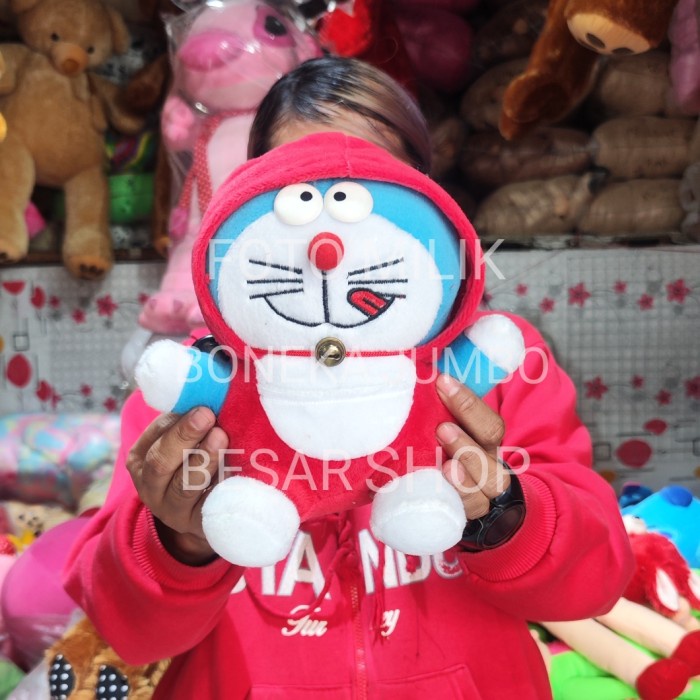 Jual FOTO ASLI REAL PICT! BONEKA KARAKTER KARTUN DORAMI DORAEMON BIRU ...