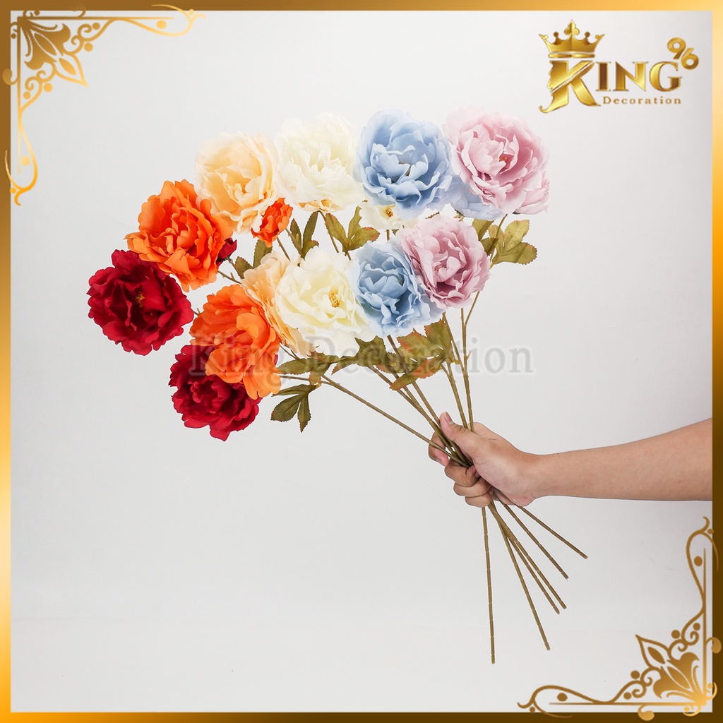 Jual Bunga Mutan Tangkai Panjang Peony Jumbo X3 Bunga Mutan Besar ...