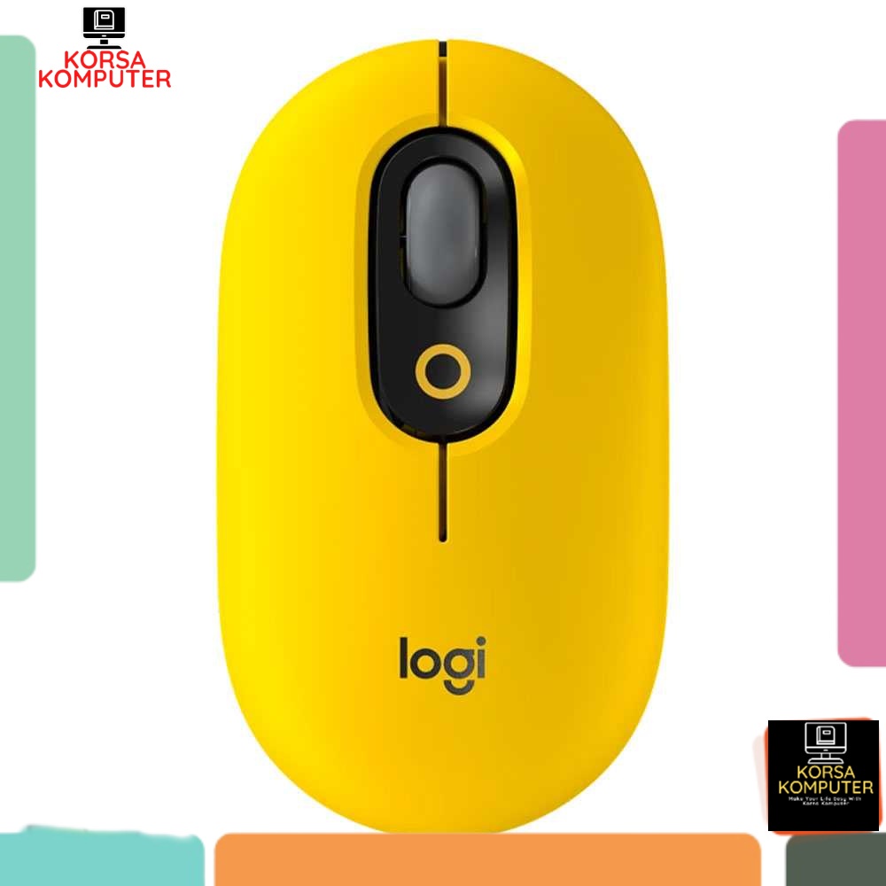 Jual Mouse Wireless Logitech POP Mouse Wireless Bluetooth Mouse Cantik ...