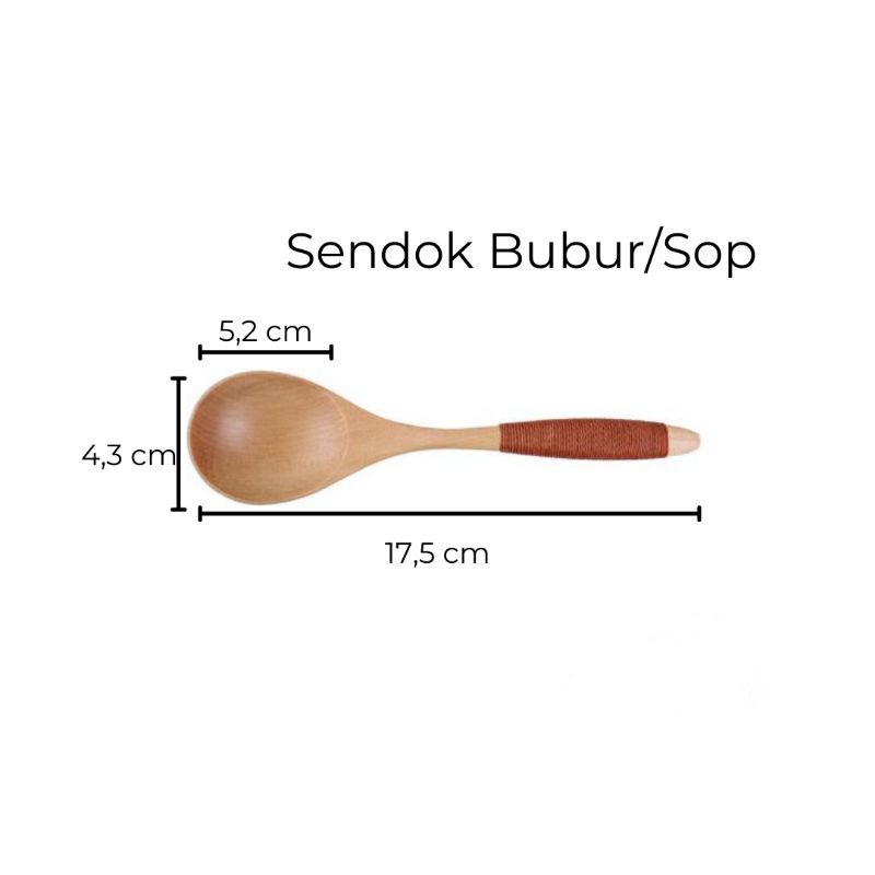 Jual Sendok Kayu Sendok Sop Bahan Kayu Wooden Spoon | Shopee Indonesia