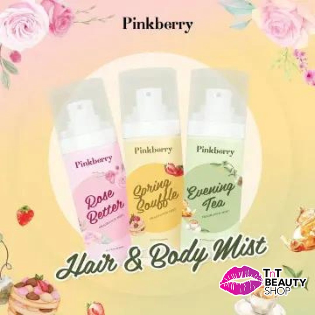 Jual Pinkberry Hair and Body Mist 100ml - Evening Tea - Rose Better ...