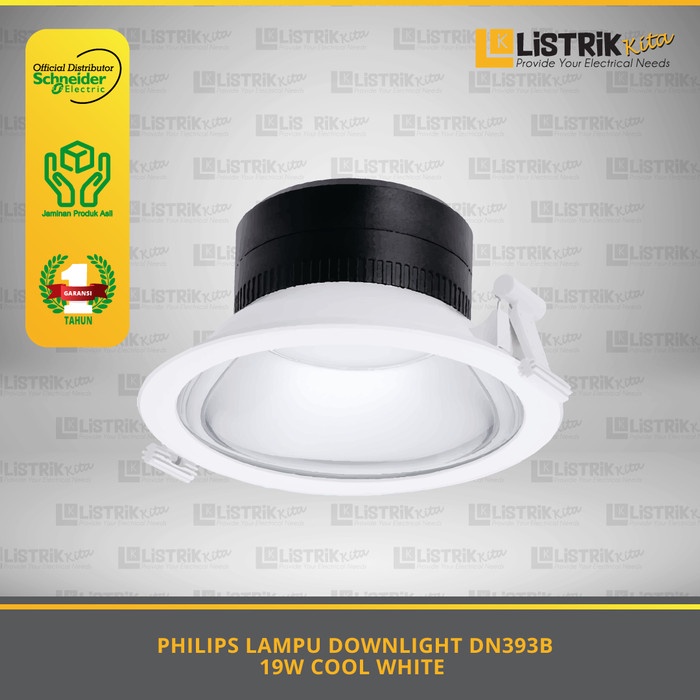 Jual LAMPU SMART DOWNLIGHT PHILIPS DN393B 19W COOL WHITE INTERACT PRO ...