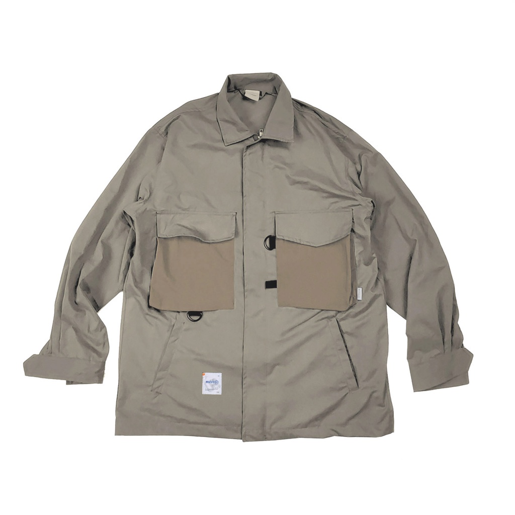 Jual Russ Jacket Parka Pria Flasher Cream ( Up To Big Size ) | Shopee ...