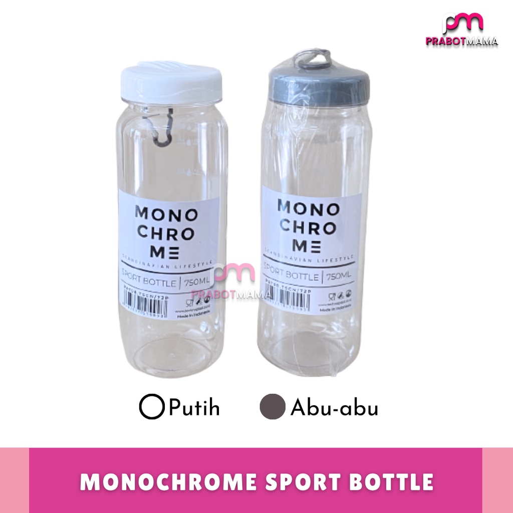 Jual Botol Minum Sport 780 ML Monochrome - Prabotmama / Tumbler Shaker ...