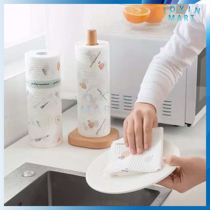 Jual Tisu Kain Lap Dapur Roll Motif 20x25cm / Tisu Dapur Roll Gulun ...
