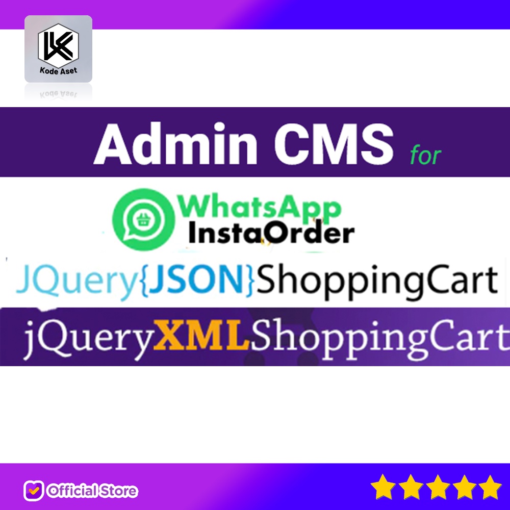 Jual SOURCE CODE APLIKASI ADMIN CMS FOR WHATSAPP INSTA ORDER - JQUERY JSON STORE SHOP - JQUERY ...
