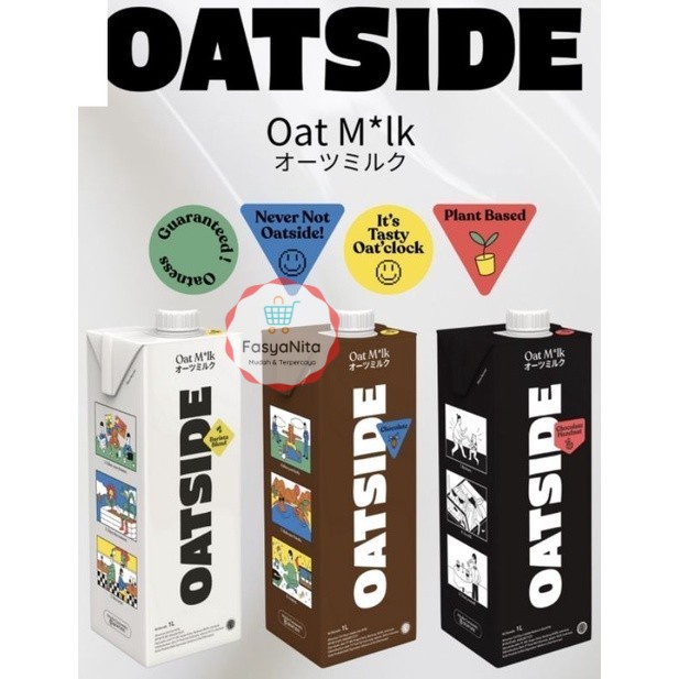 Jual OATSIDE Susu Oat Gandum / Oatmilk (1 Liter) - OriginalBarista ...