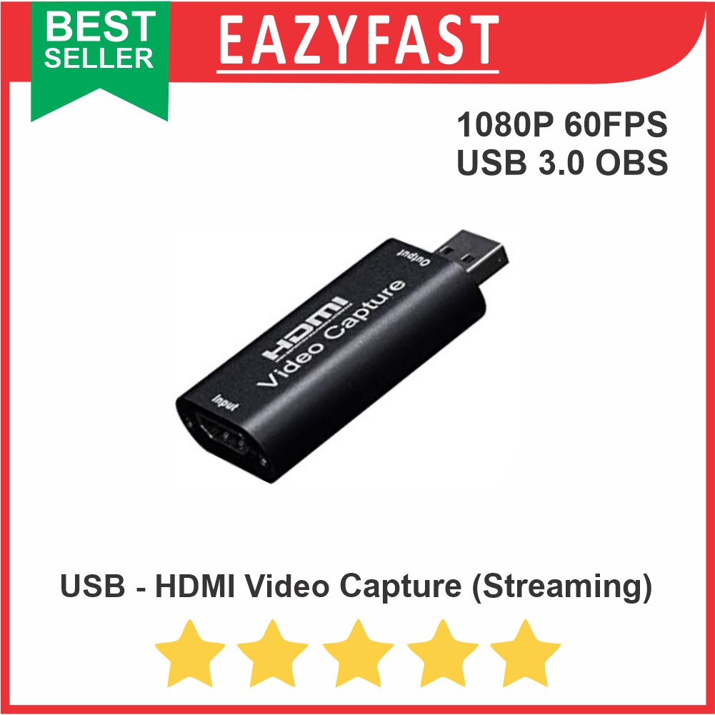 Jual HDMI Video Capture Card USB 3.0 1080P 4K HD FHD 60 FPS OBS ...