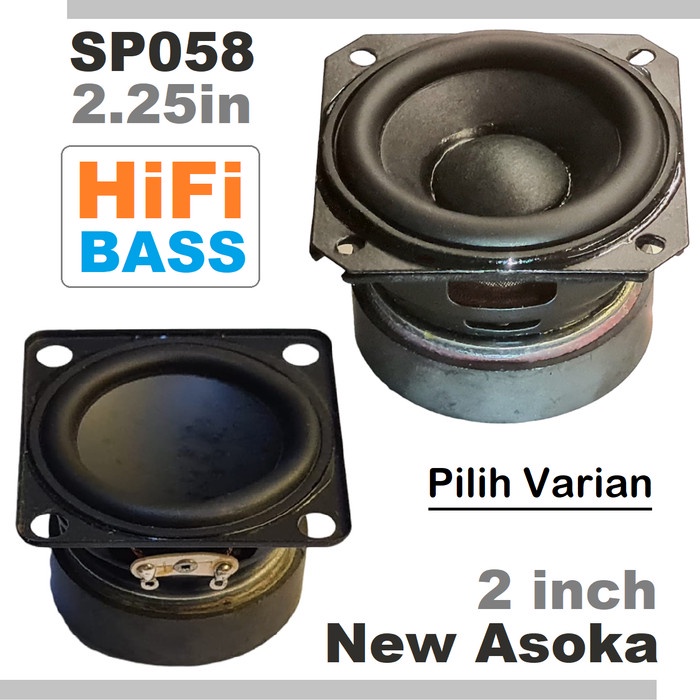 Jual HIFI Mini Speaker High Power mid-woofer super low bass magnet tebal - New Asoka 2in HS27 ...