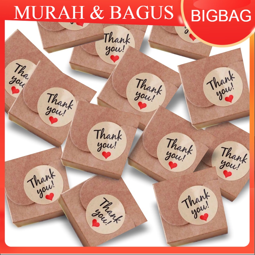 Jual STIKER THANK YOU TERIMA KASIH Cutting Thanks Label Segel Thanks ...