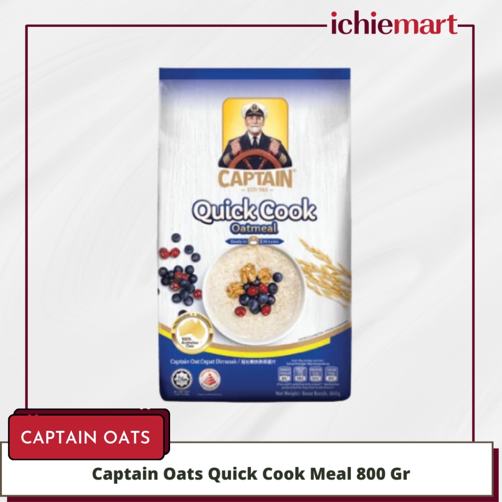 Jual Captain Oats Quick Cook Meal 800 Gr | Shopee Indonesia