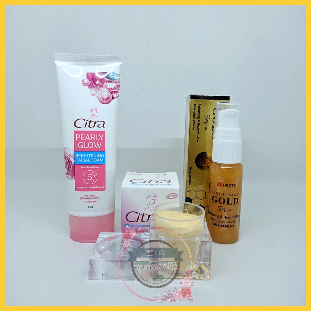 Jual DERA SHOP _ PAKET 3 IN 1 Citra Plus Whitening Gold Serum - Cream ...