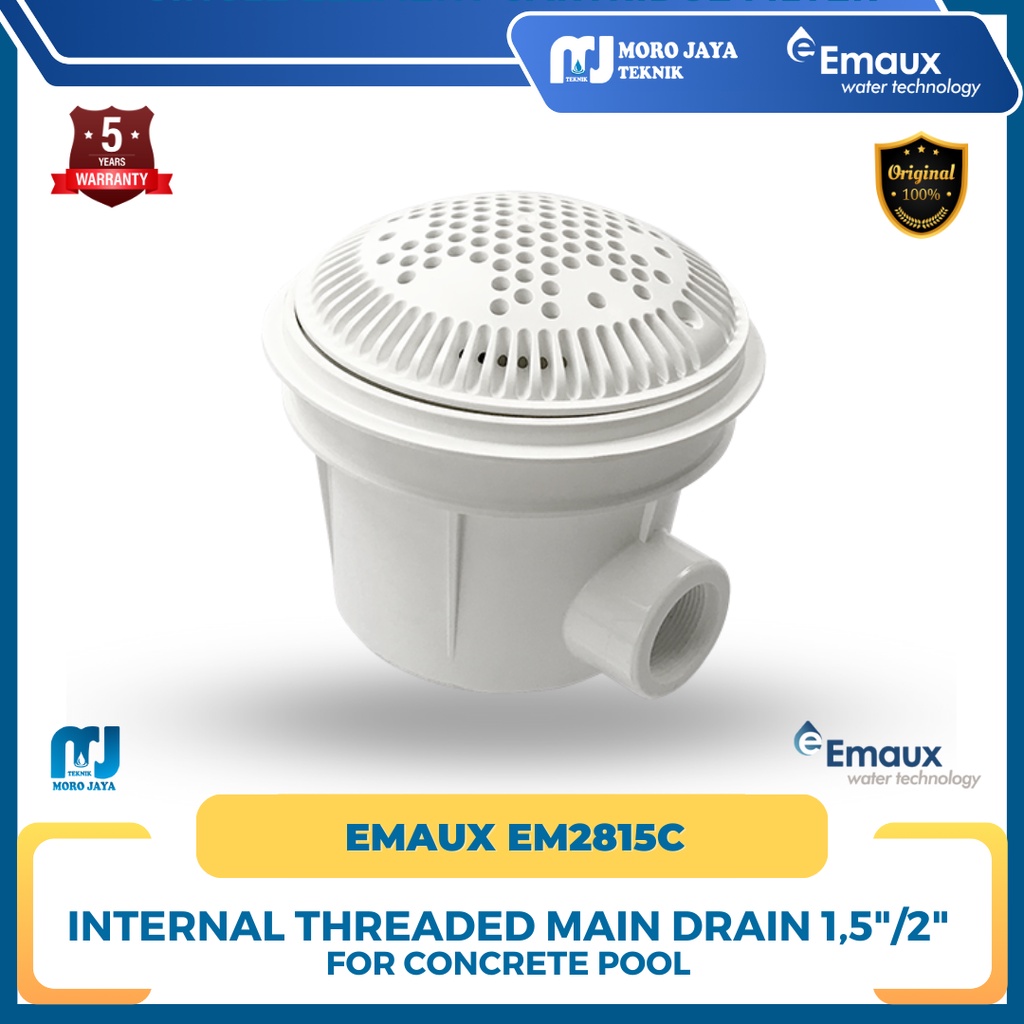 Jual Maindrain Main Drain Fitting Kolam Renang Emaux EM2815C | Shopee ...