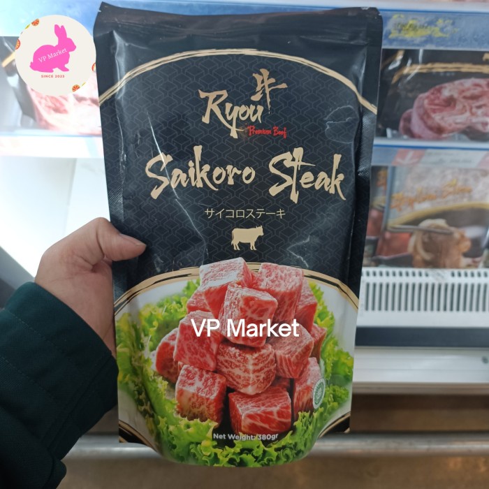 Jual Ryou Saikoro Steak Premium Beef 380g | Daging Steak Cube Premium Pack | Shopee Indonesia