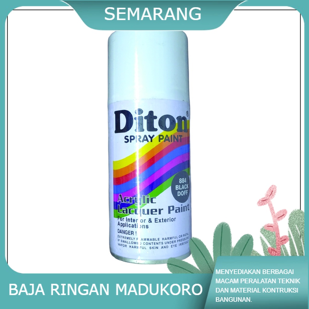 Jual PILOK PYLOX PILOX CAT SEMPROT DITON BLACK DOFF 884 BESAR | Shopee Indonesia
