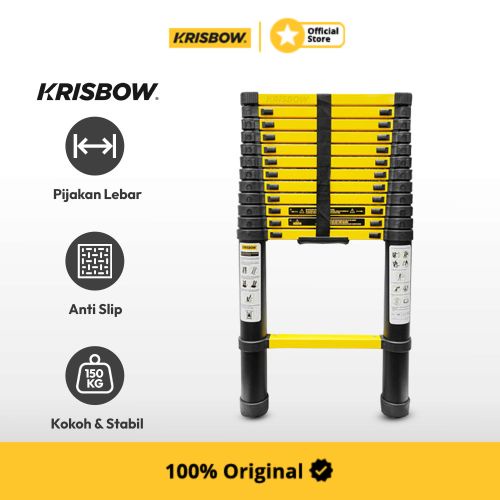 Jual Krisbow Ladder Tangga Teleskopik Single 3.8 Mtr Prlts2608 | Shopee ...