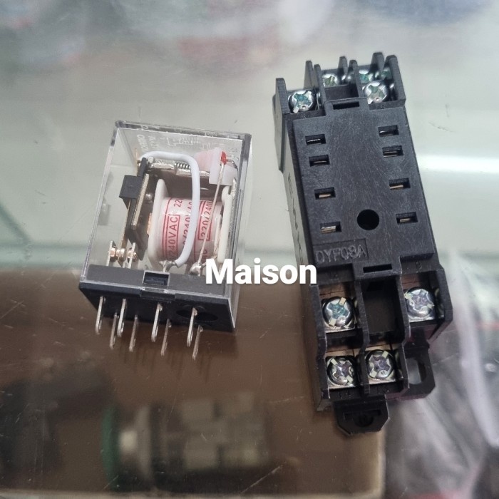 Jual Murah -Relay Omron MY2N 220Vac plus socket / my2n 220v - relay ...