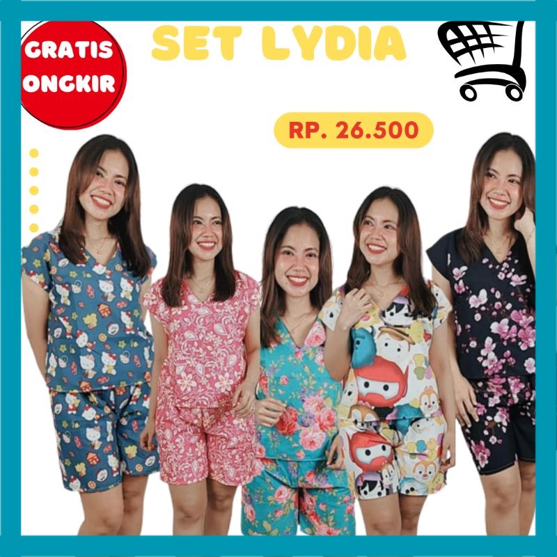 Jual BAJU RUMAH SET LYDIA LD 110 SETELAN VIRAL KEKINIAN MEWAH DRESS HOME WEAR | Shopee Indonesia
