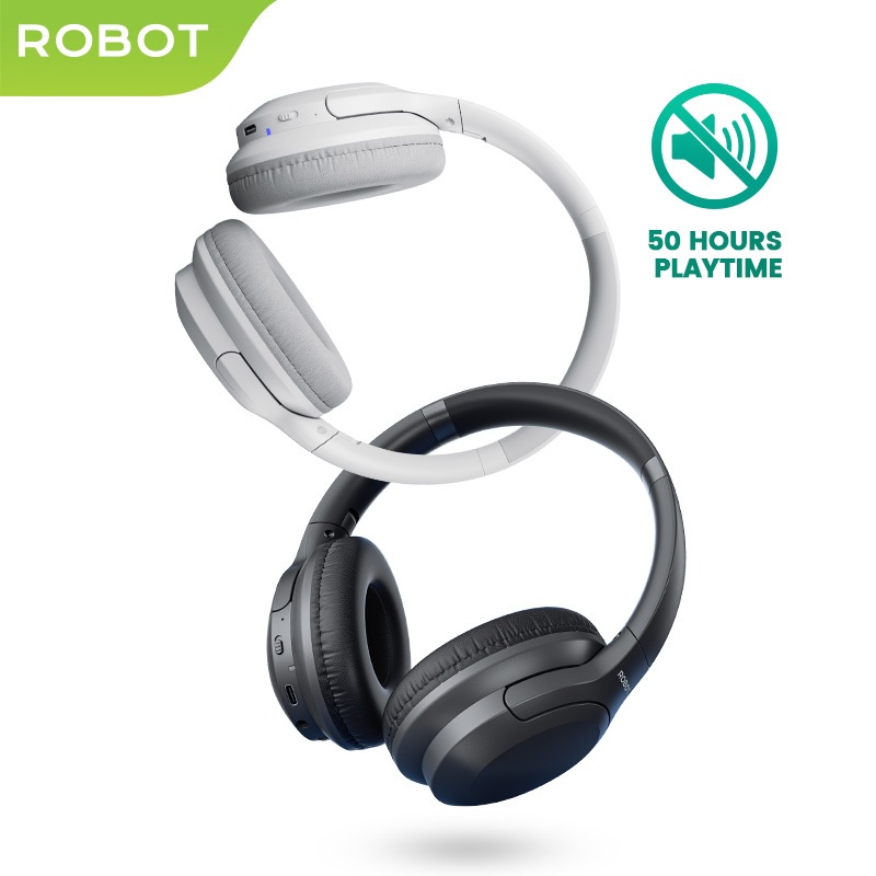 Jual ROBOT Headphone H20 Spirit Headset Bluetooth With Dual EQ ...