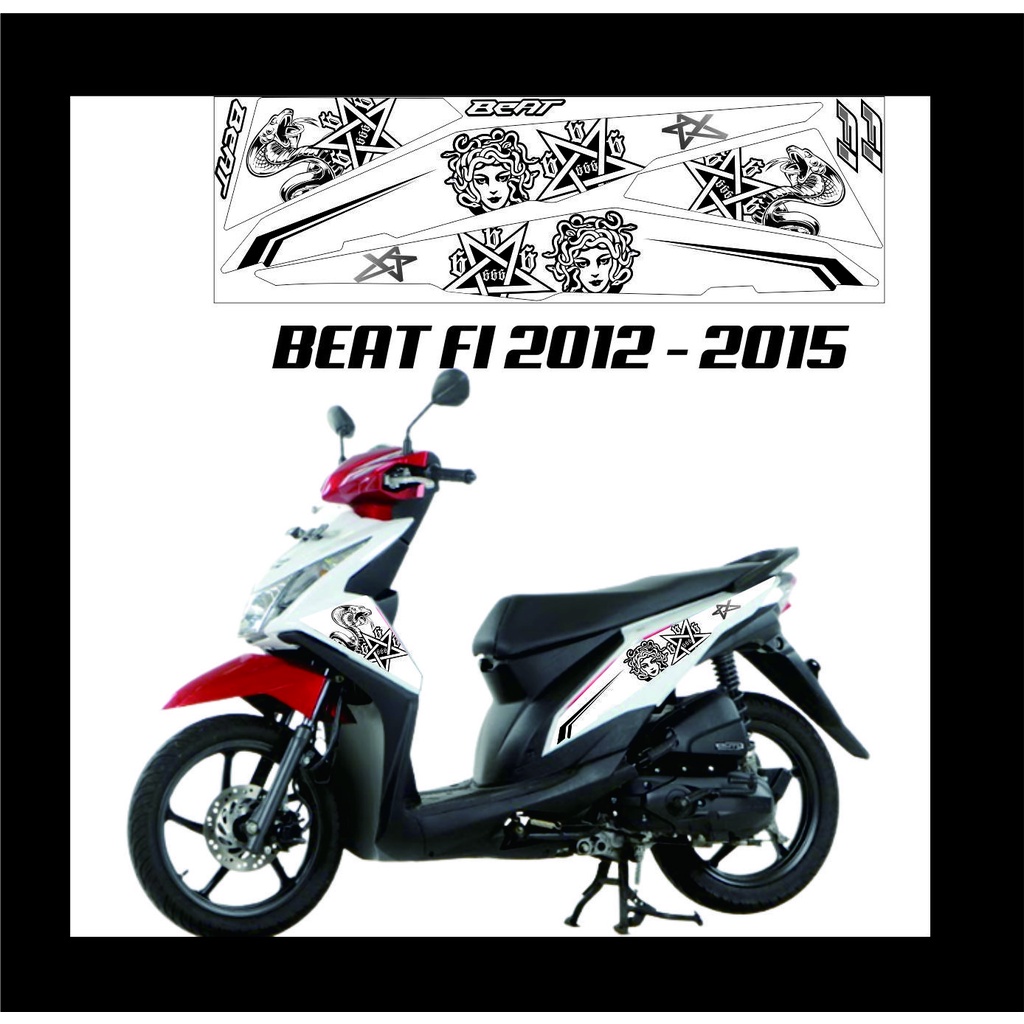 Jual STICKER MOTOR Sticker beat fi/striping beat fi variasi STICKER ...