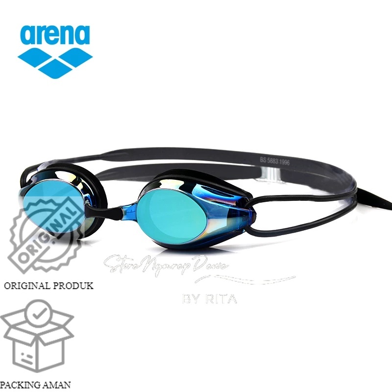 Jual Arena Swim Goggles Mirror AGG-280M BKMB Kacamata Renang 100% ...