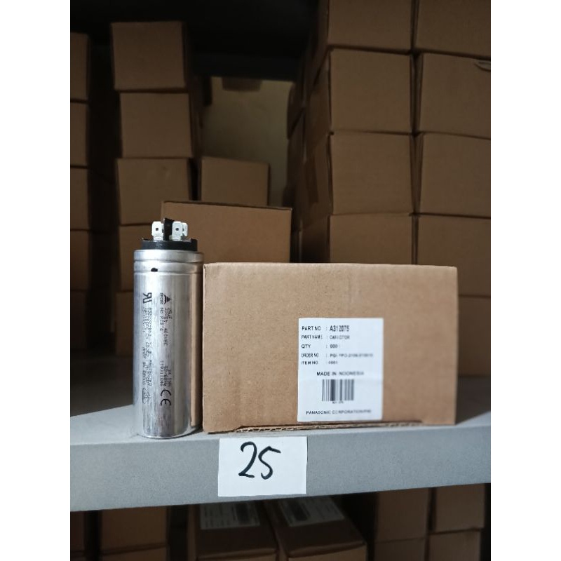 Jual kapasitor ac panasonic 1pk 25uf original capasitor ac panasonic 1 pk 25 uf kaki 2 | Shopee ...