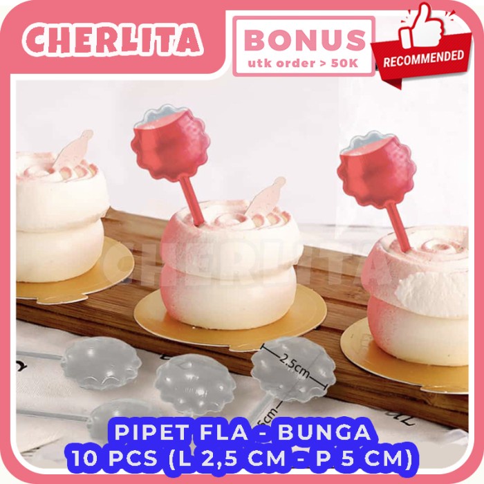 Jual Pipet Vla Puding Mini Bahan Plastik Foodgrade Pudding Infuser ...