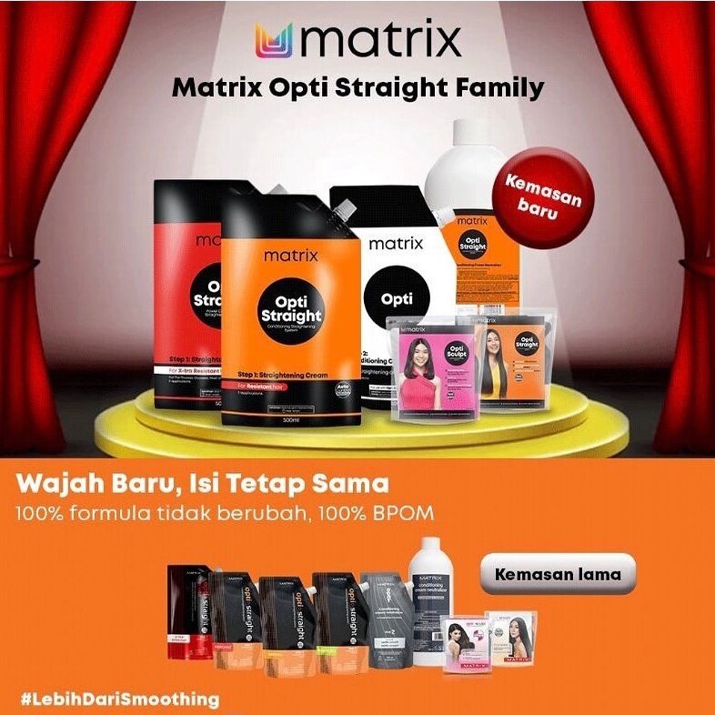 Jual MATRIX Optistraight / Opti Straight 500ml STEP 1 Obat Pelurus ...