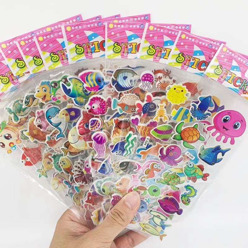 Jual Stiker 3D / Mainan Stiker Kartun untuk Anak | Shopee Indonesia