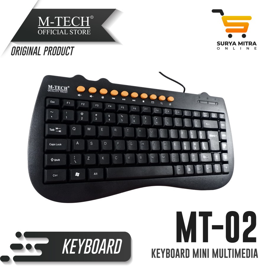Jual M-Tech Keyboard PC Laptop Mini Multimedia MTK 02 | Shopee Indonesia