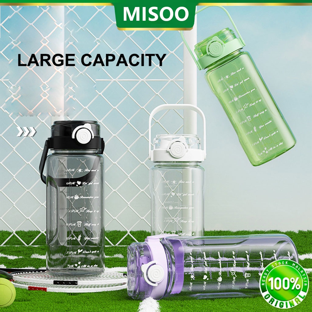 Jual BOTOL MINUM PORTABLE 2000ML BOTOL OLAHRAGA KANTOR SEKOLAH BOTOL ...