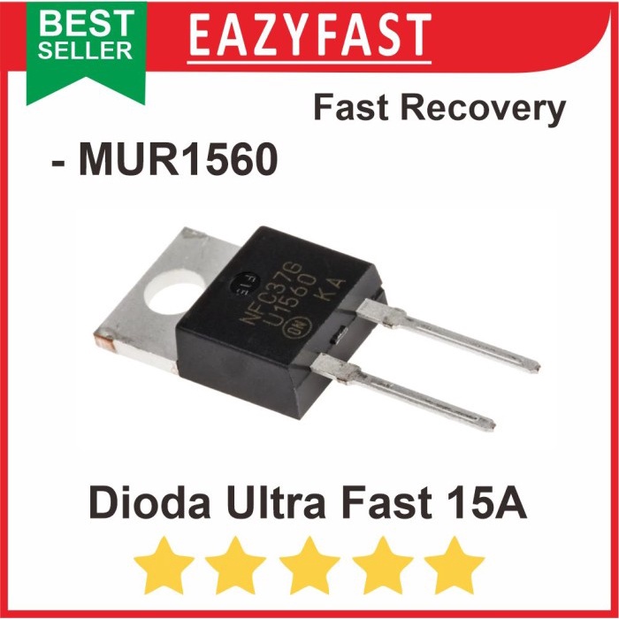Jual Dioda Ultra Fast 15A 15 A MUR1560 High Speed Recovery Switching ...