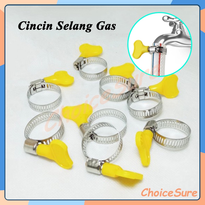 Jual Cincin Selang Gas / Taiwan Caisar Hose Clamp / Klem Selang Kuping ...