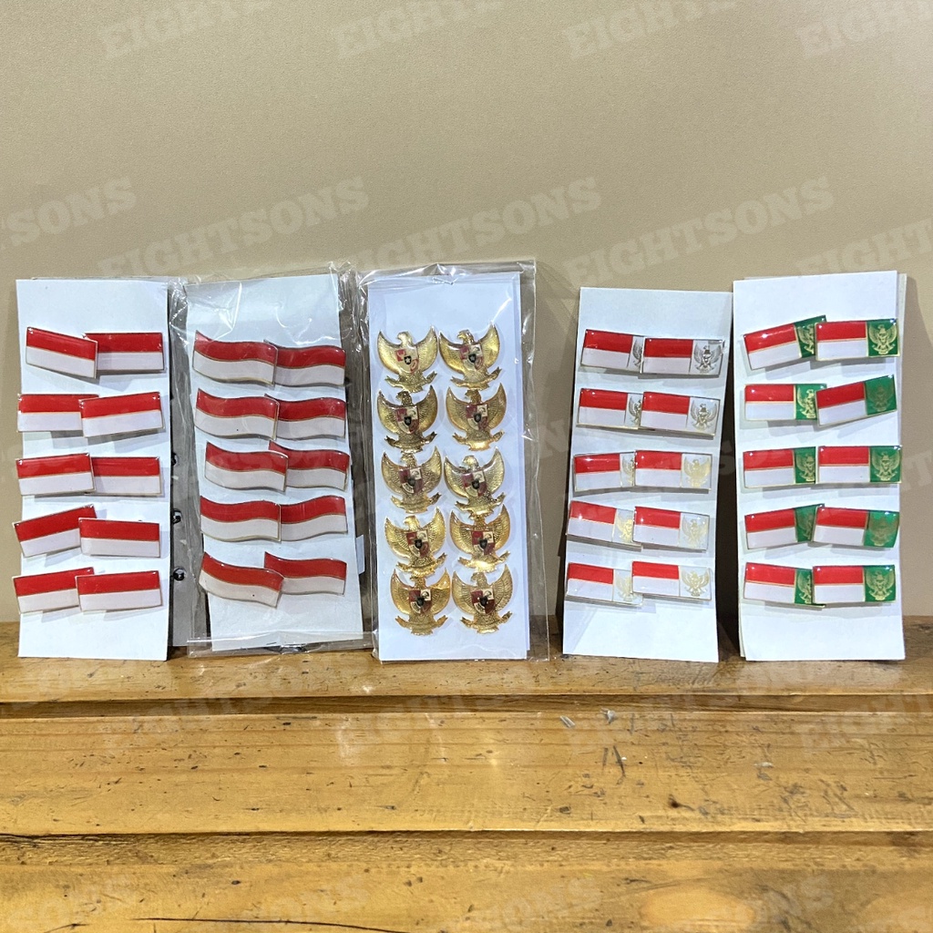 Jual Pin Merah Putih Garuda Paskibra Bros Peniti Bendera Indonesia 17 ...