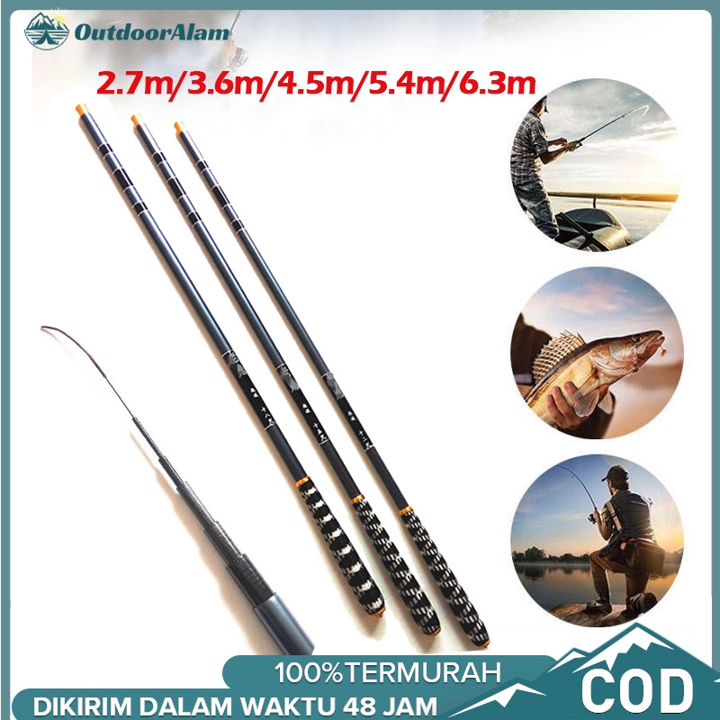 Jual Joran Pancing Bahan Karbon Ringan Panjang/Joran Pancing Murah Kuat ...