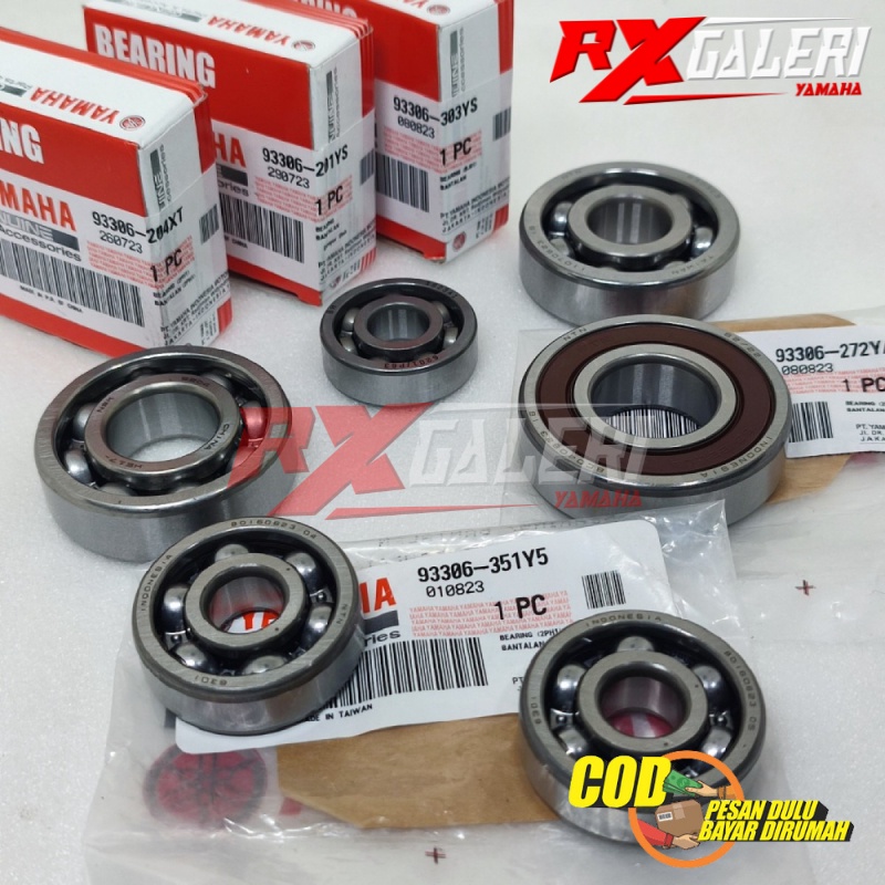 Jual bearing set gearbox mio m3, s, z, soul gt 125 fino 125 xride 125 ...