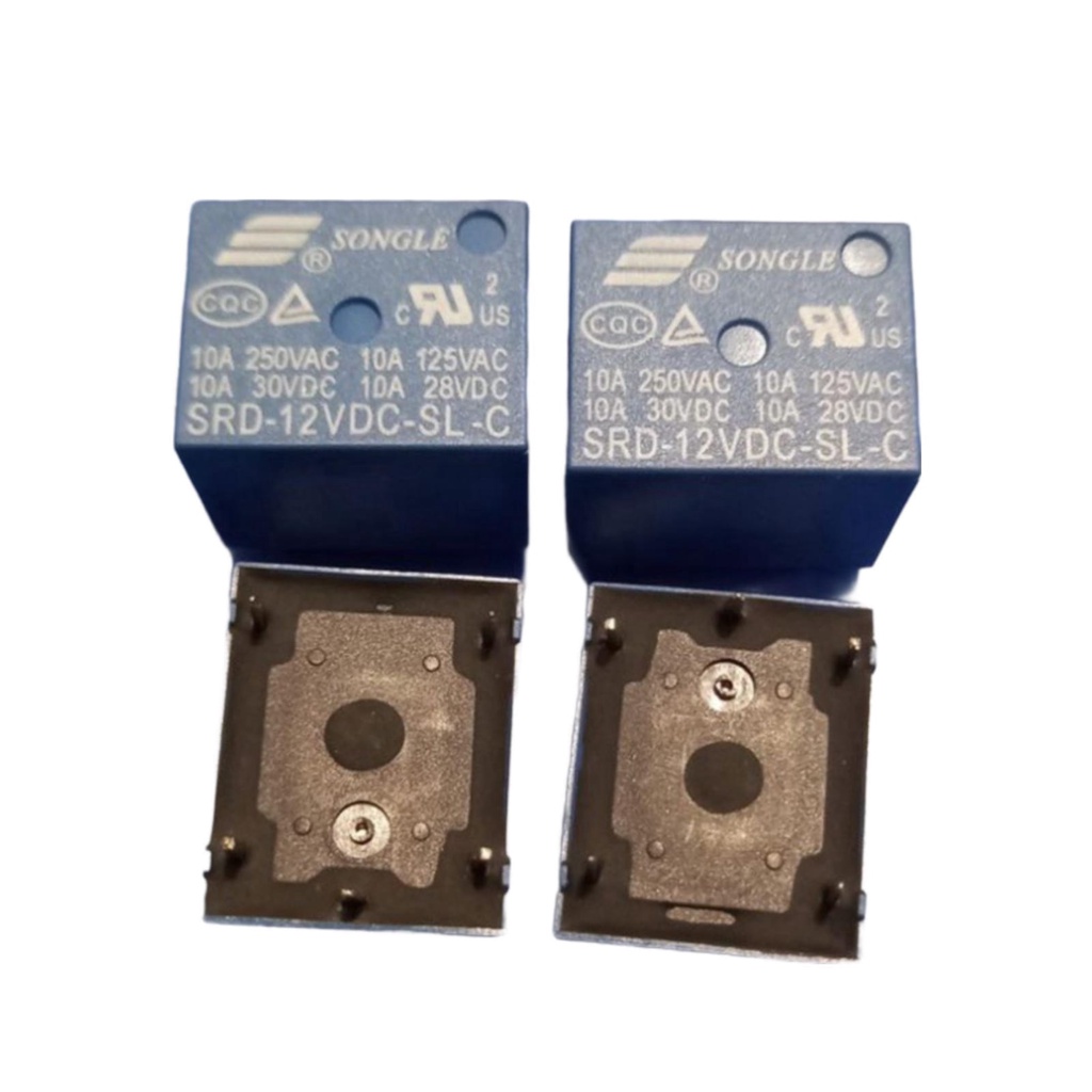 Jual RELAY SONGLE 12V 10A SRD-12VDC-SL-C 5 PIN 5P | Shopee Indonesia