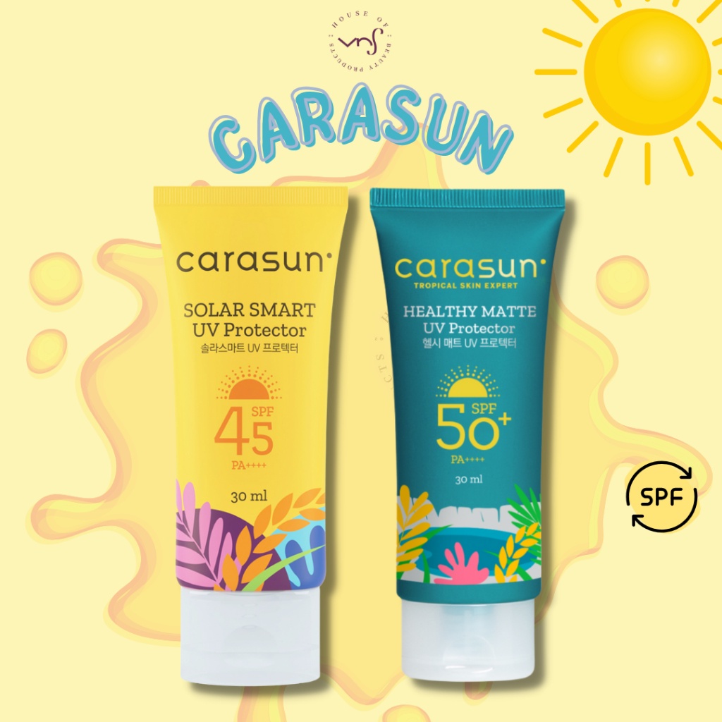 Jual Carasun Solar Smart UV Protector SPF 45 PA++++ / Healthy Matte UV Protector SPF 50+ PA ...