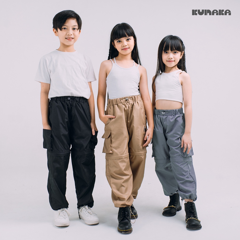 Jual Kunaka - Celana Cargo Anak Flap Cargo Umur 5-14 tahun | Shopee ...