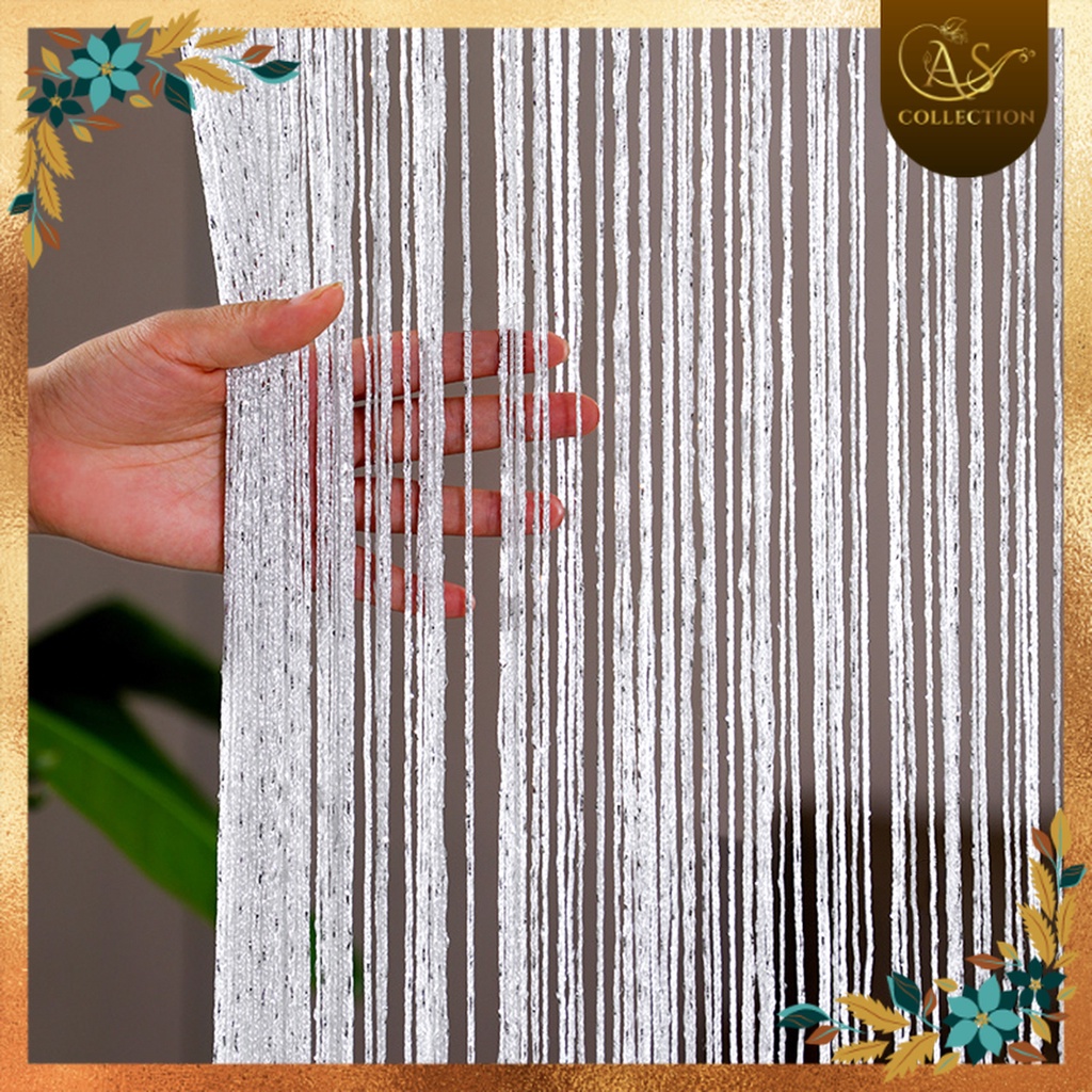 Jual COD TIRAI BENANG GLITER UK 1 X 3 M - TIRAI PINTU BLING - BLING ...