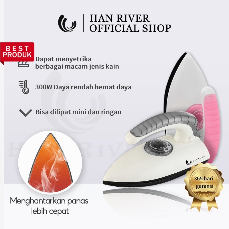Jual Setrika Listrik Portabel HAN RIVER HRYD01 cepat panas mudah ...