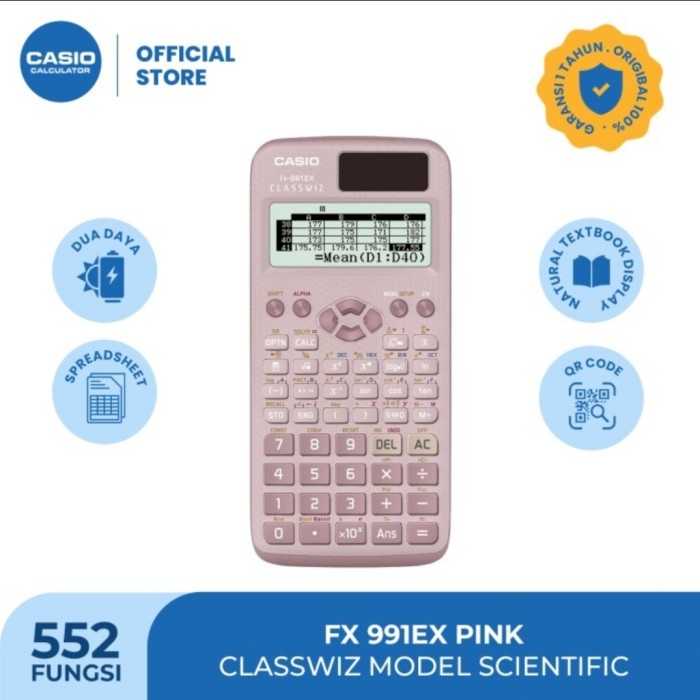 Jual CASIO FX-991 EX Kalkulator Ilmiah/Scientific Calculator 991EX ...