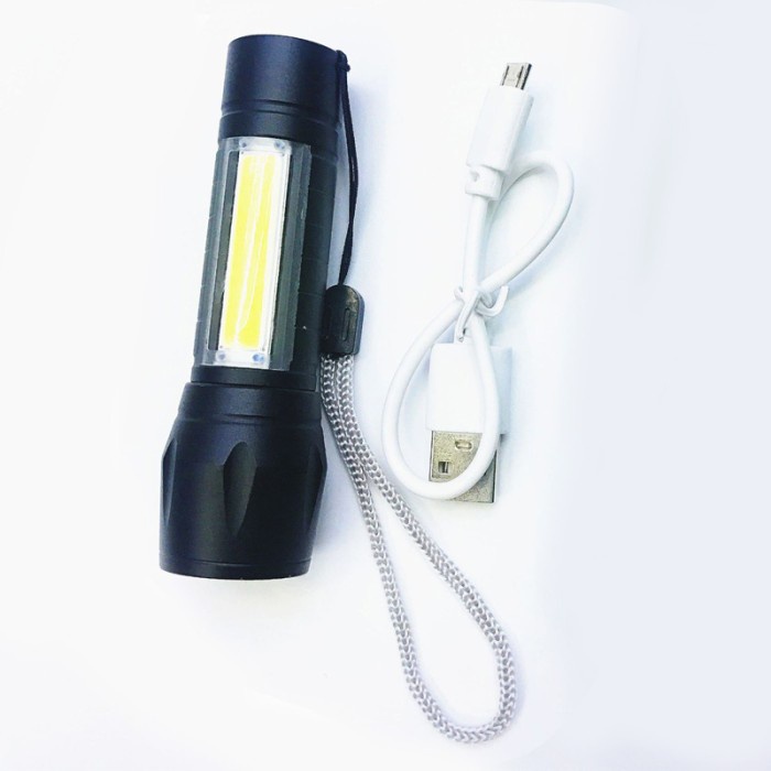 Jual Senter Zoom Mini Led Rechargeable Camping Piknik Hiking Super Terang | Shopee Indonesia