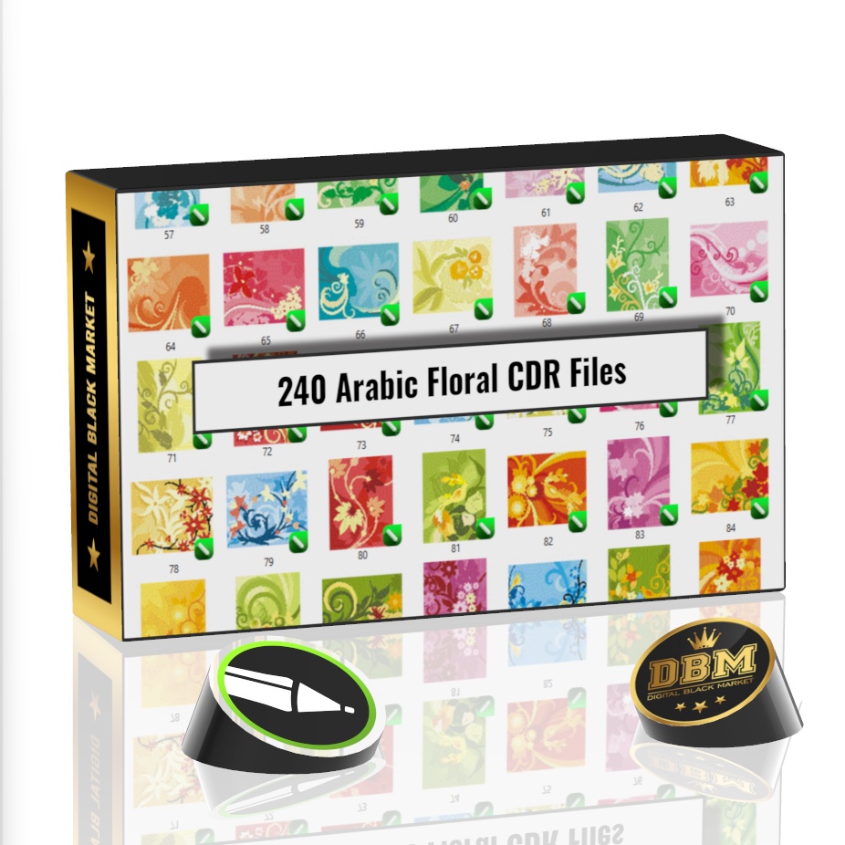 Jual 240 Arabic Floral CDR Files | Shopee Indonesia