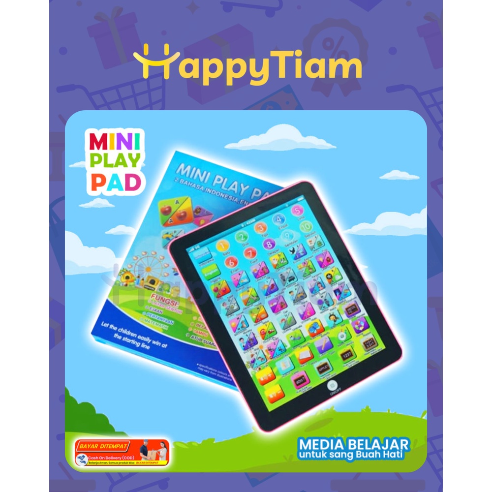 Jual MAINAN IPAD MINI PLAY PAD 2 BAHASA ~ MAINAN ANAK EDUKASI EDUKATIF ...