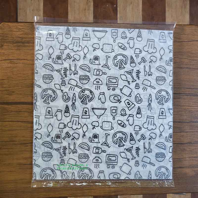 Jual KERTAS 25 x 27,5 CM LAMINATING FOOD GRADE 100 LBR | Shopee Indonesia