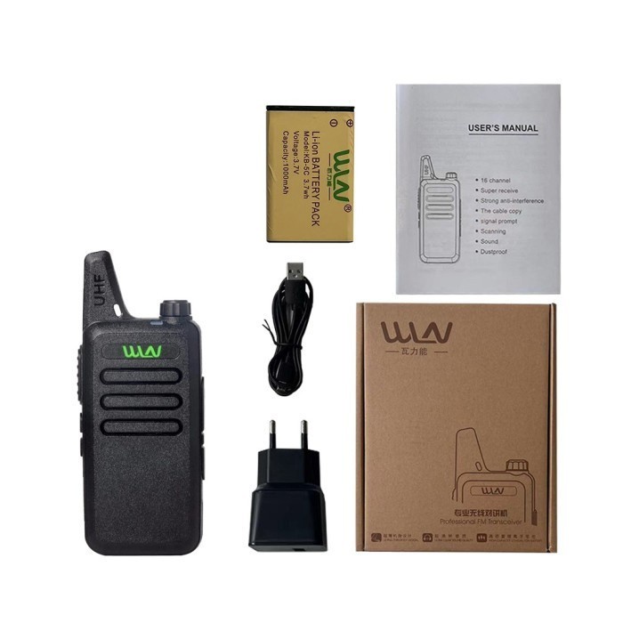 Jual HT WLN 5Warna UHF Handy Talky TWO WAY RADIO C1 walkie talkie 1 UNIT - Hitam 1pcs | Shopee ...