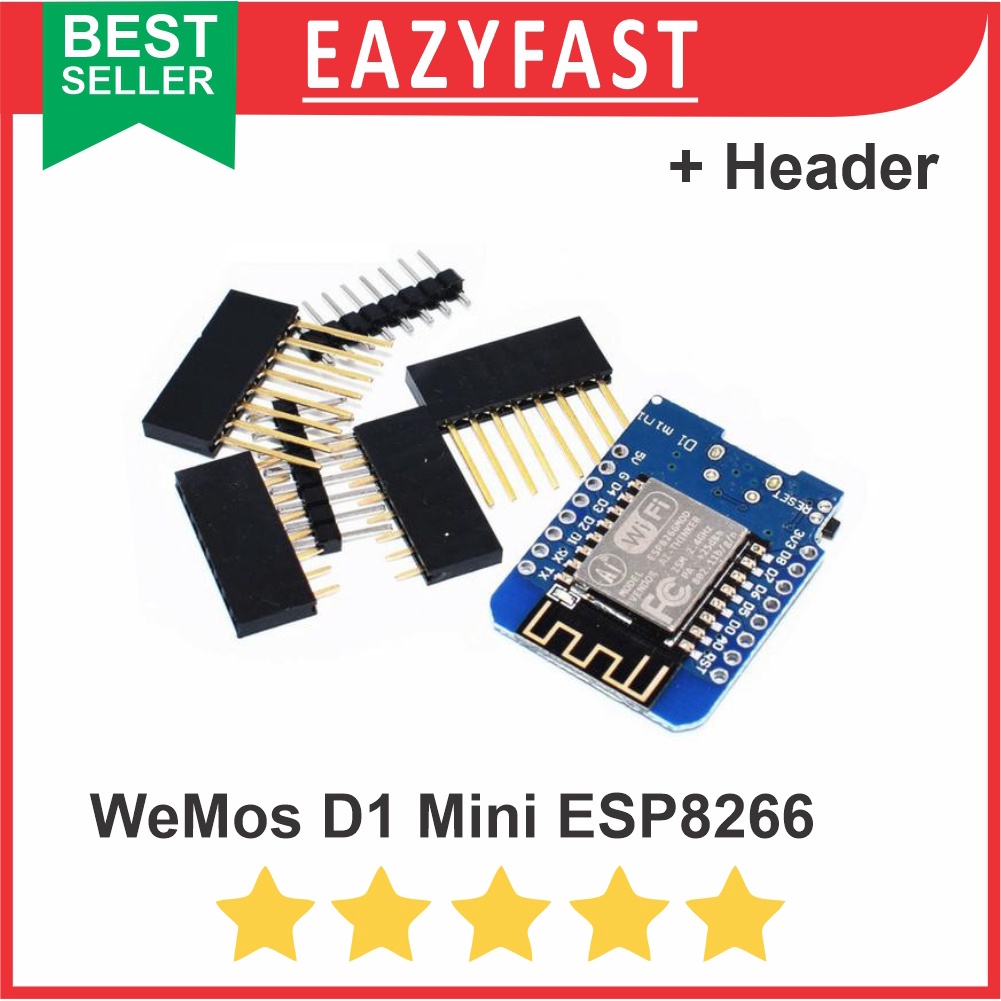 Jual WEMOS D1 Mini Nodemcu ESP8266 12E Wifi IOT Internet | Shopee Indonesia